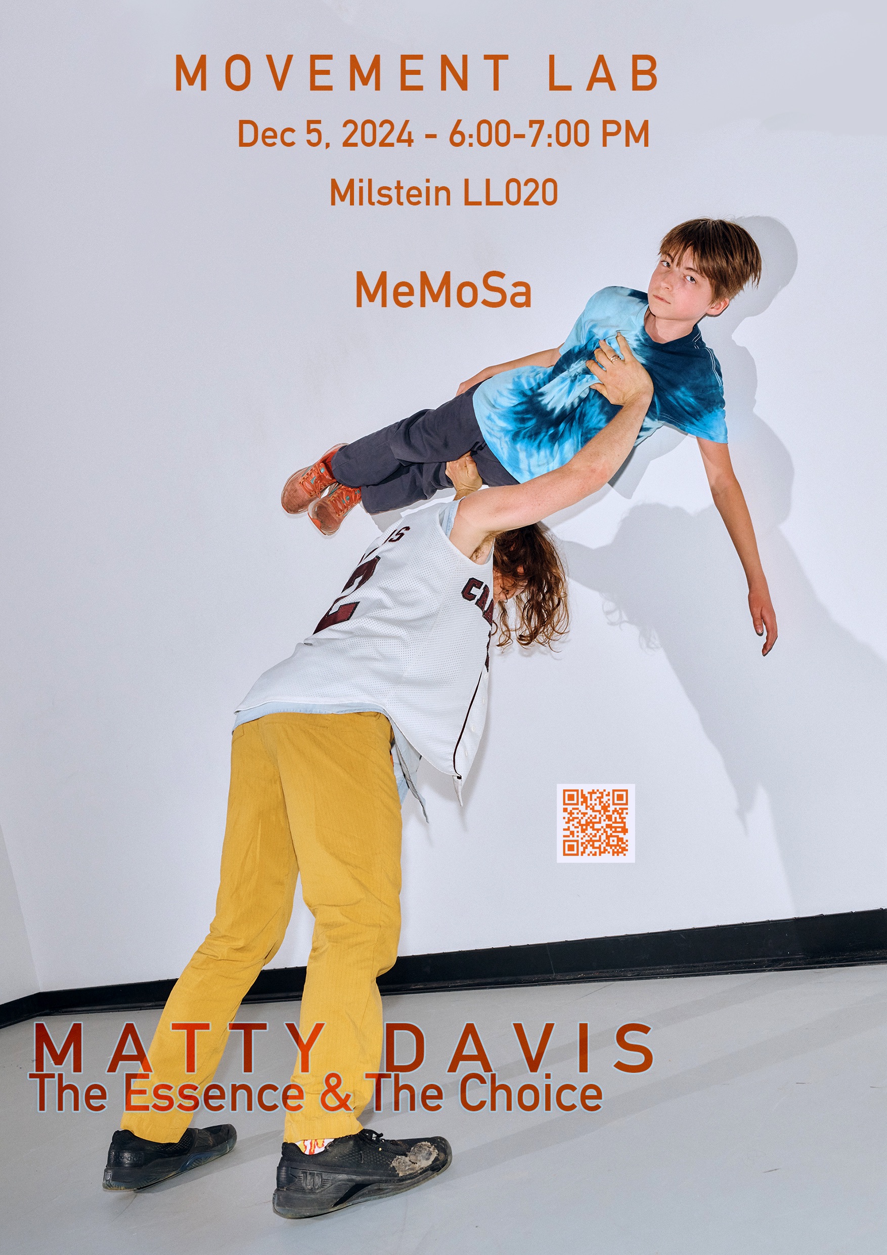 MeMoSa: The Essence & The Choice by Matty Davis | Barnard Movement Lab